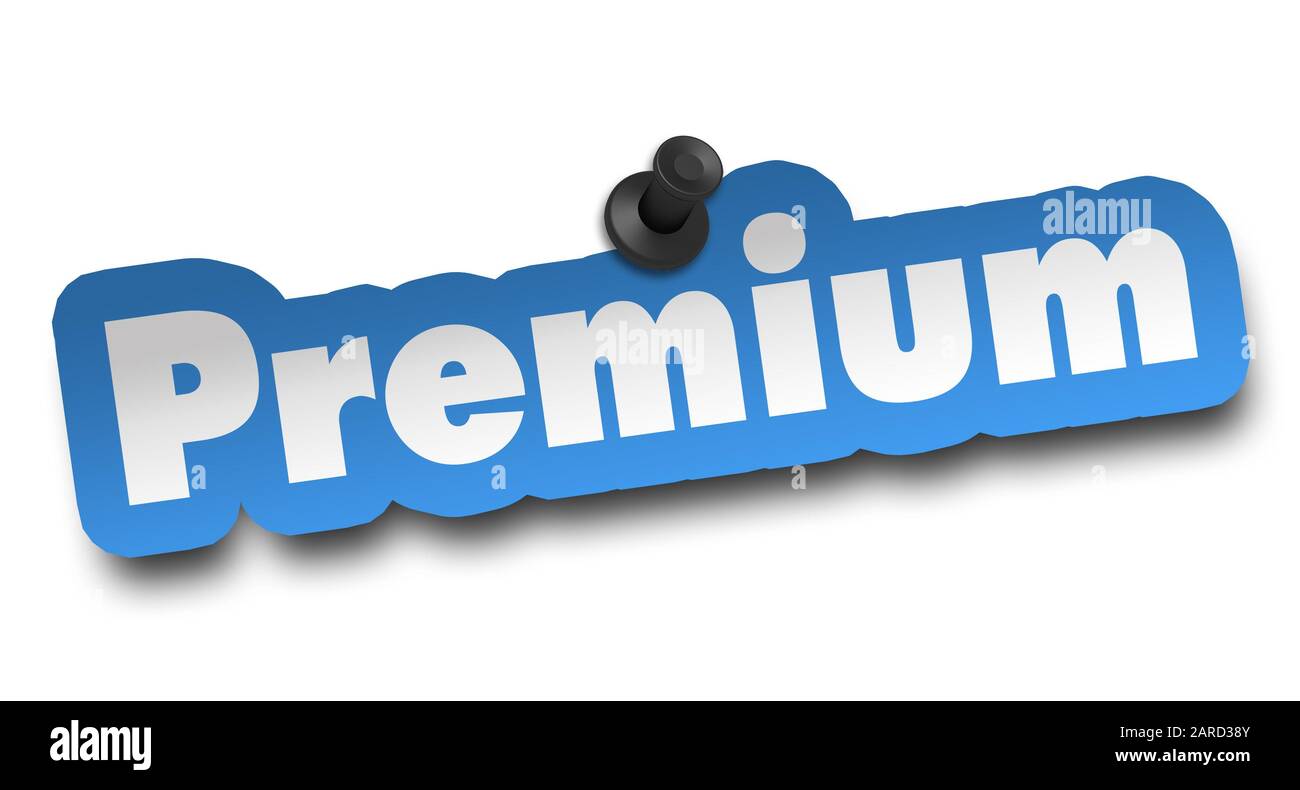 premium concept 3d illustration isolated on white background Stock ...