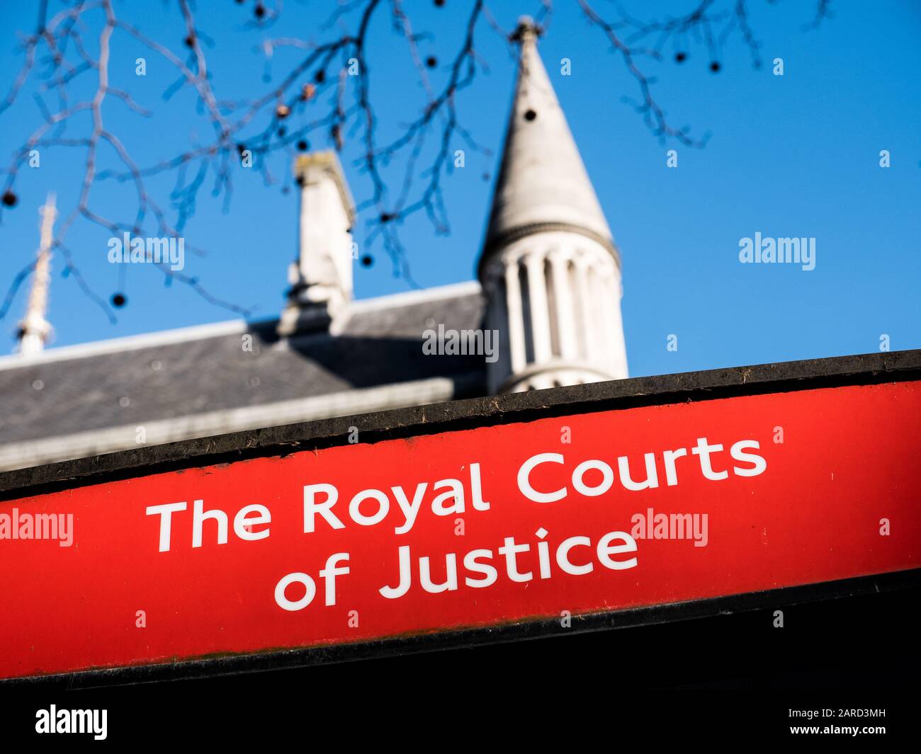 Royal Courts of Justice, Court Building, The Strand, London, England ...