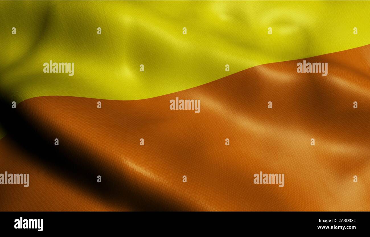 3D Waving Colombia City Flag of Jerico Closeup View Stock Photo - Alamy