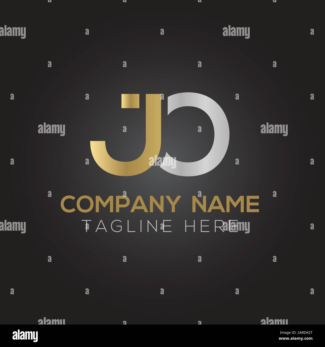 letter JO Logo Design Vector Template. Initial Linked Letter Design JO ...