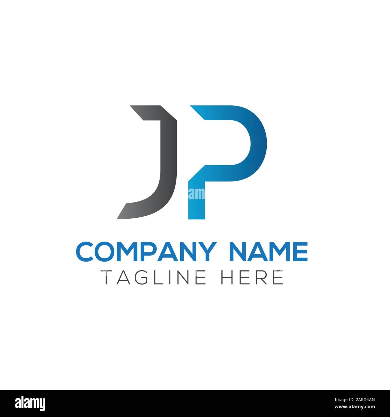 Letter jp logo hi-res stock photography and images - Alamy