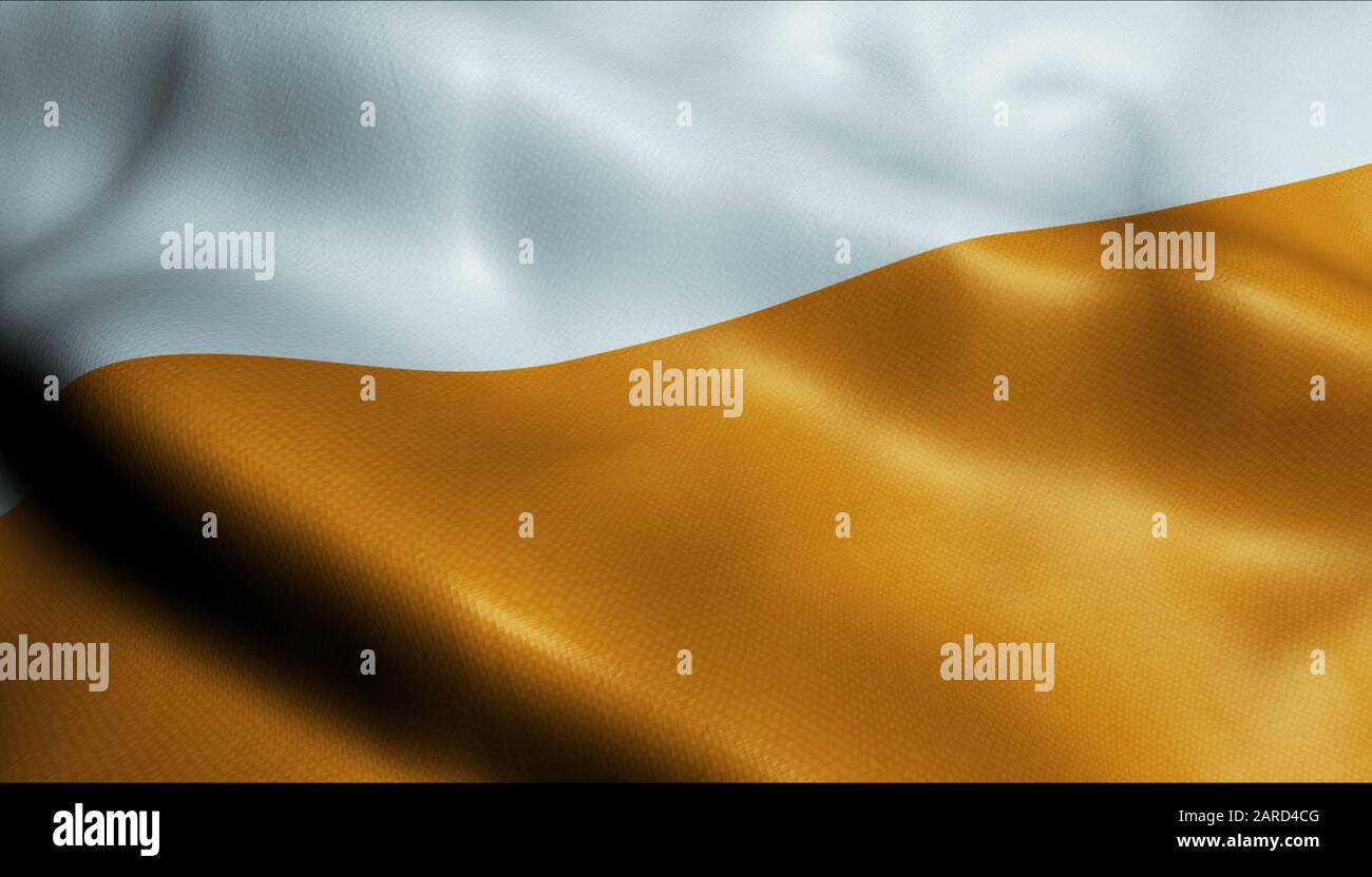 3D Waving Colombia City Flag of Barbosa Closeup View Stock Photo - Alamy
