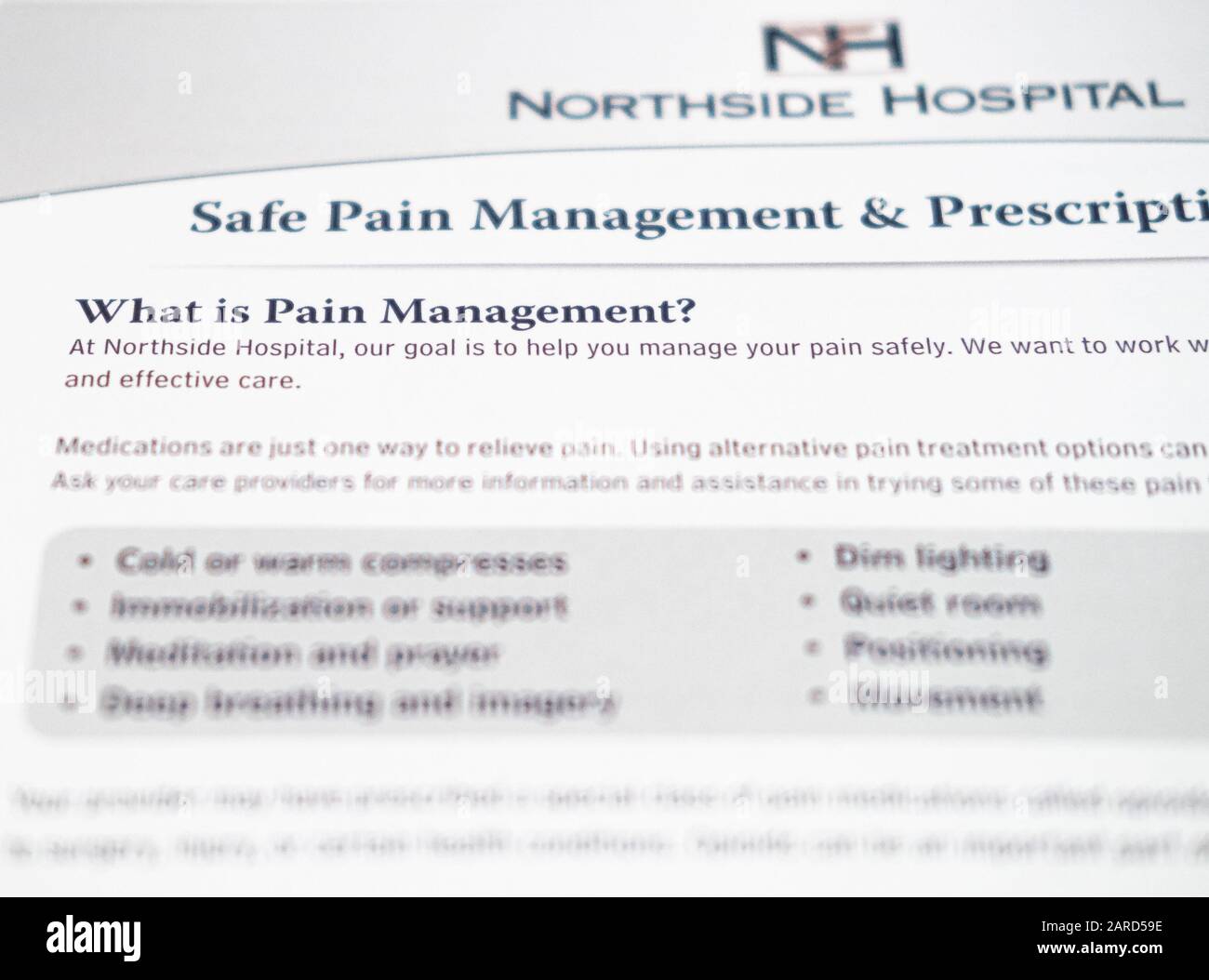 Pain management hi-res stock photography and images - Alamy