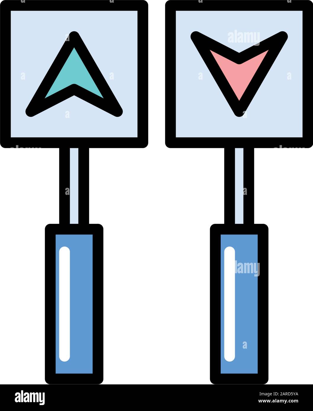 American signal Stock Vector Images - Alamy