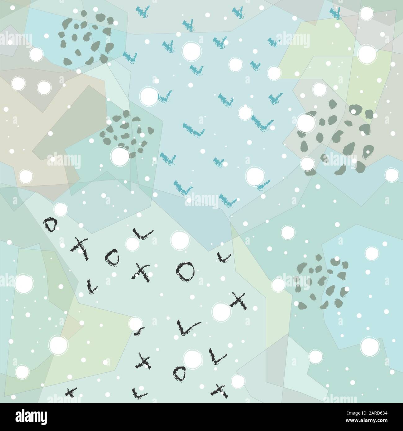 Snow falling in beautiful winter Stock Vector Images - Alamy