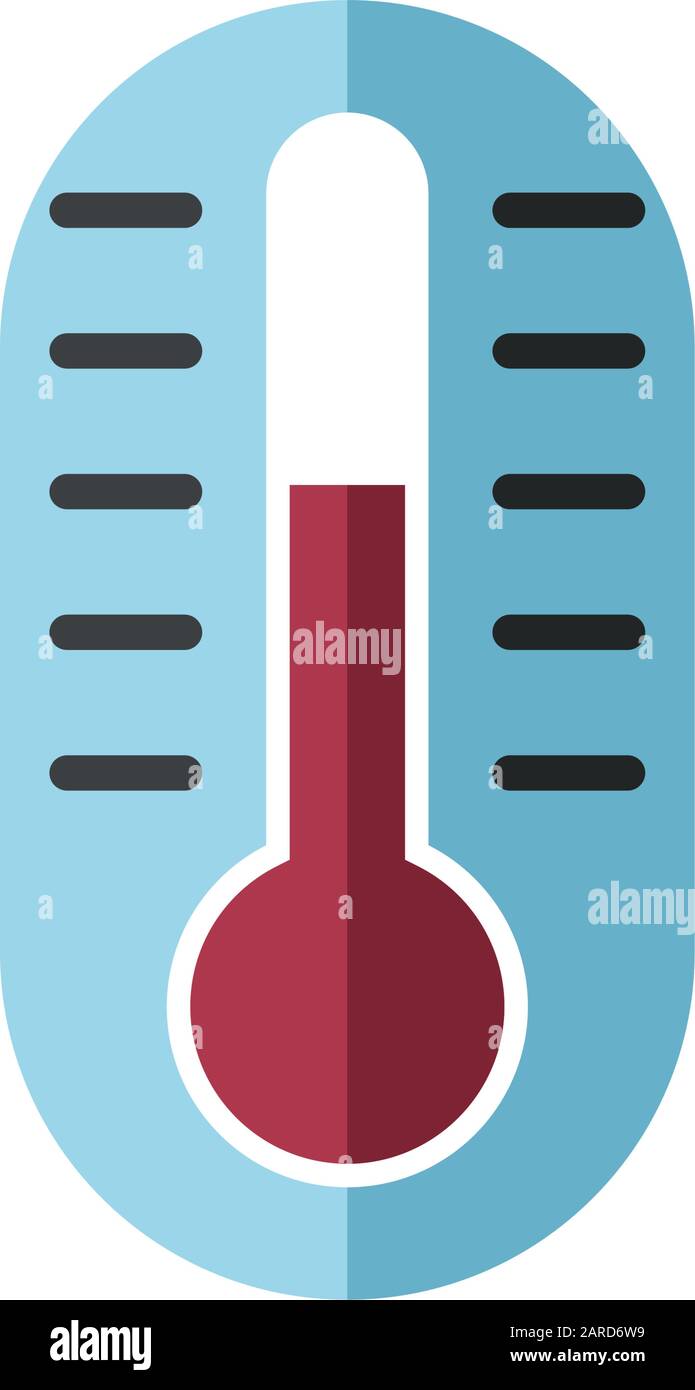 thermometer temperature measure isolated icon Stock Vector Image & Art ...
