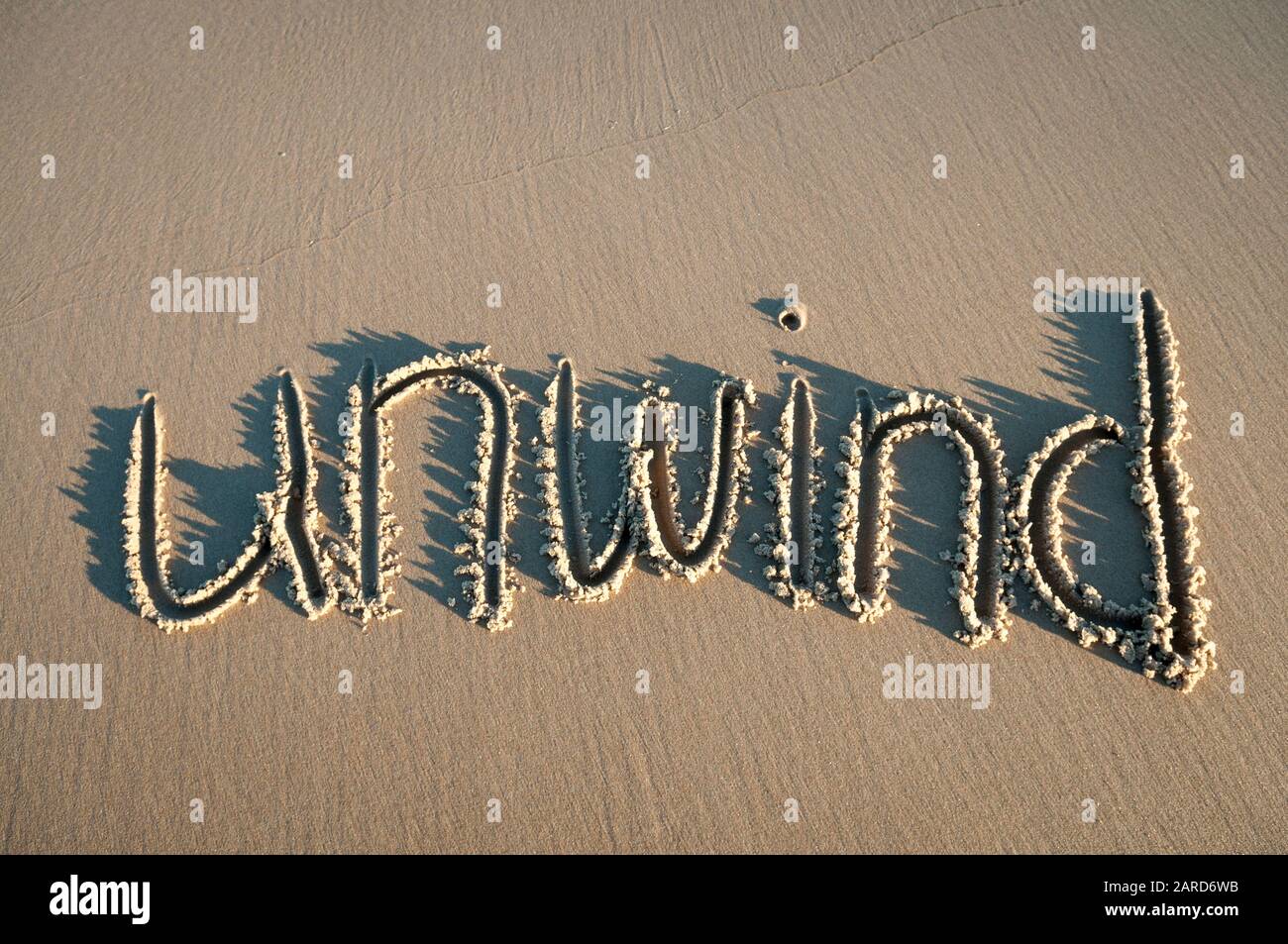 The word unwind hi-res stock photography and images - Alamy