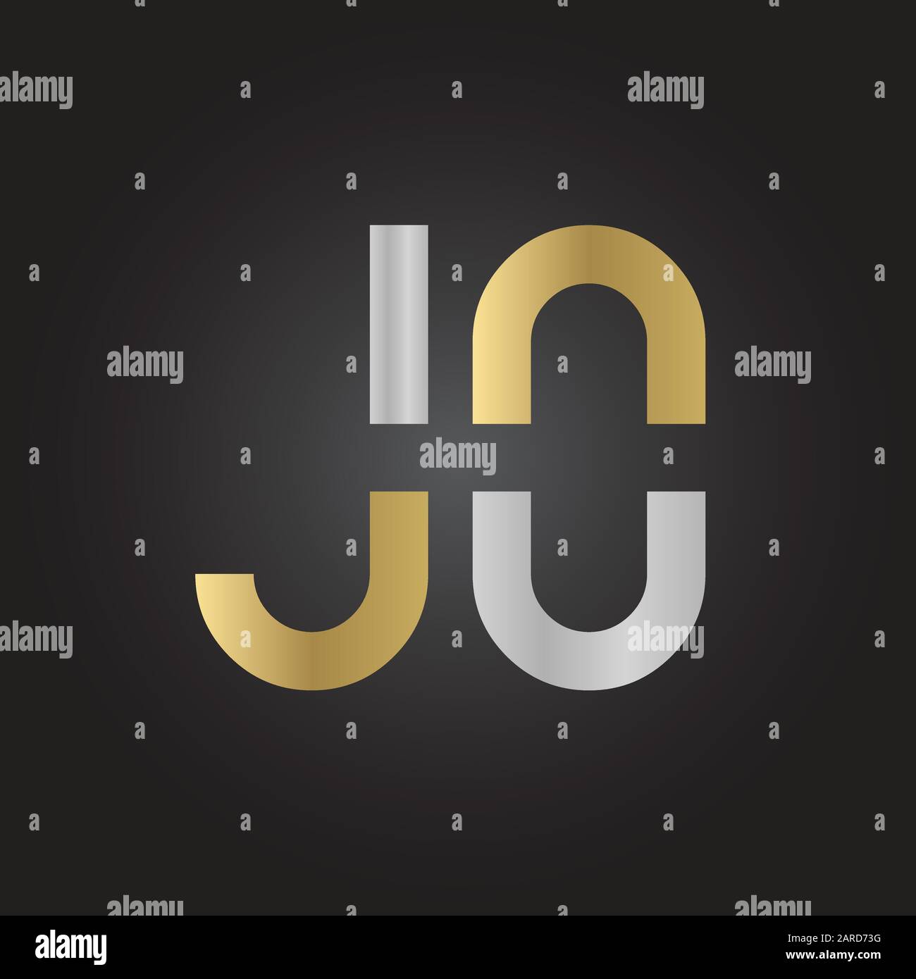 letter JO Logo Design Vector Template. Initial Linked Letter Design JO ...