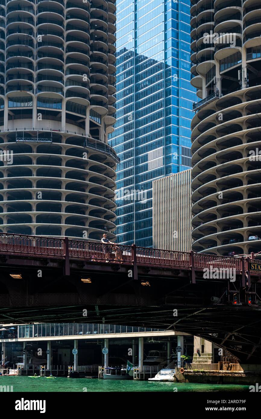Marina Towers Chicago Parking High Resolution Stock Photography and ...
