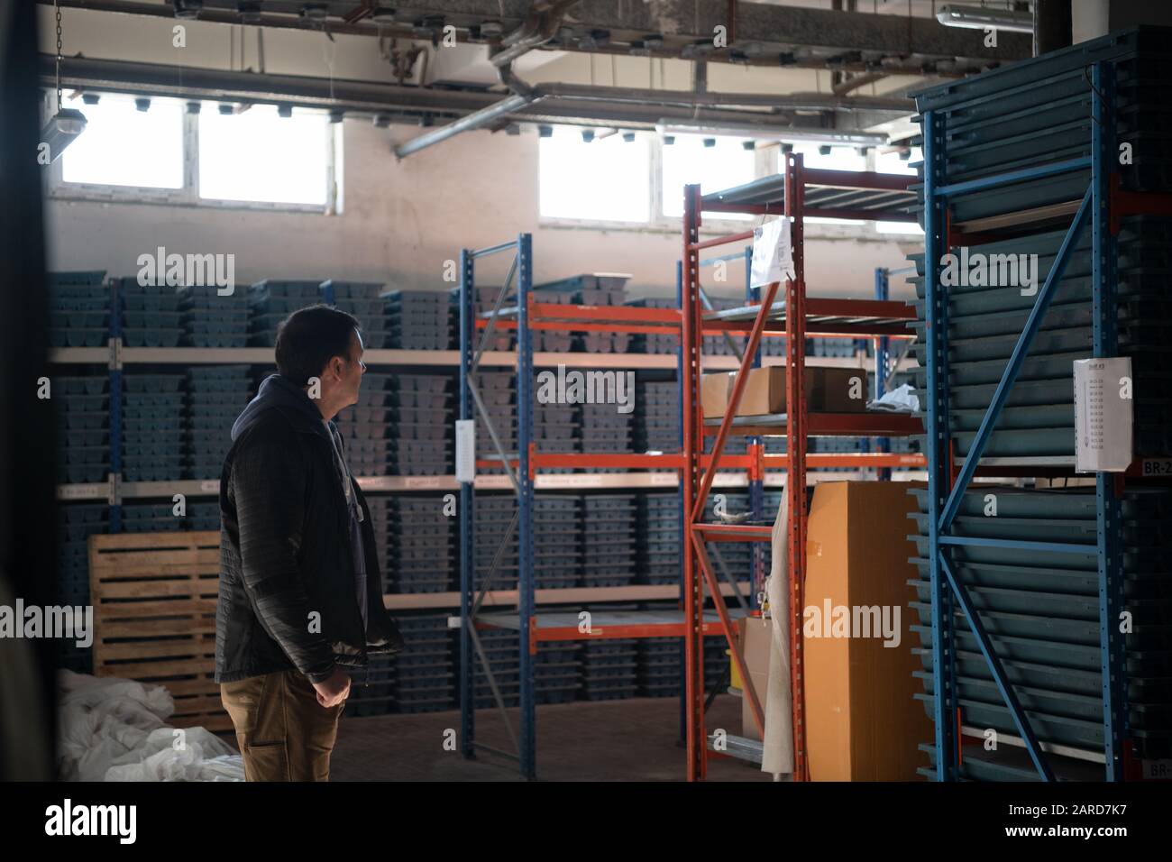 Rock core sample storage hi-res stock photography and images - Alamy