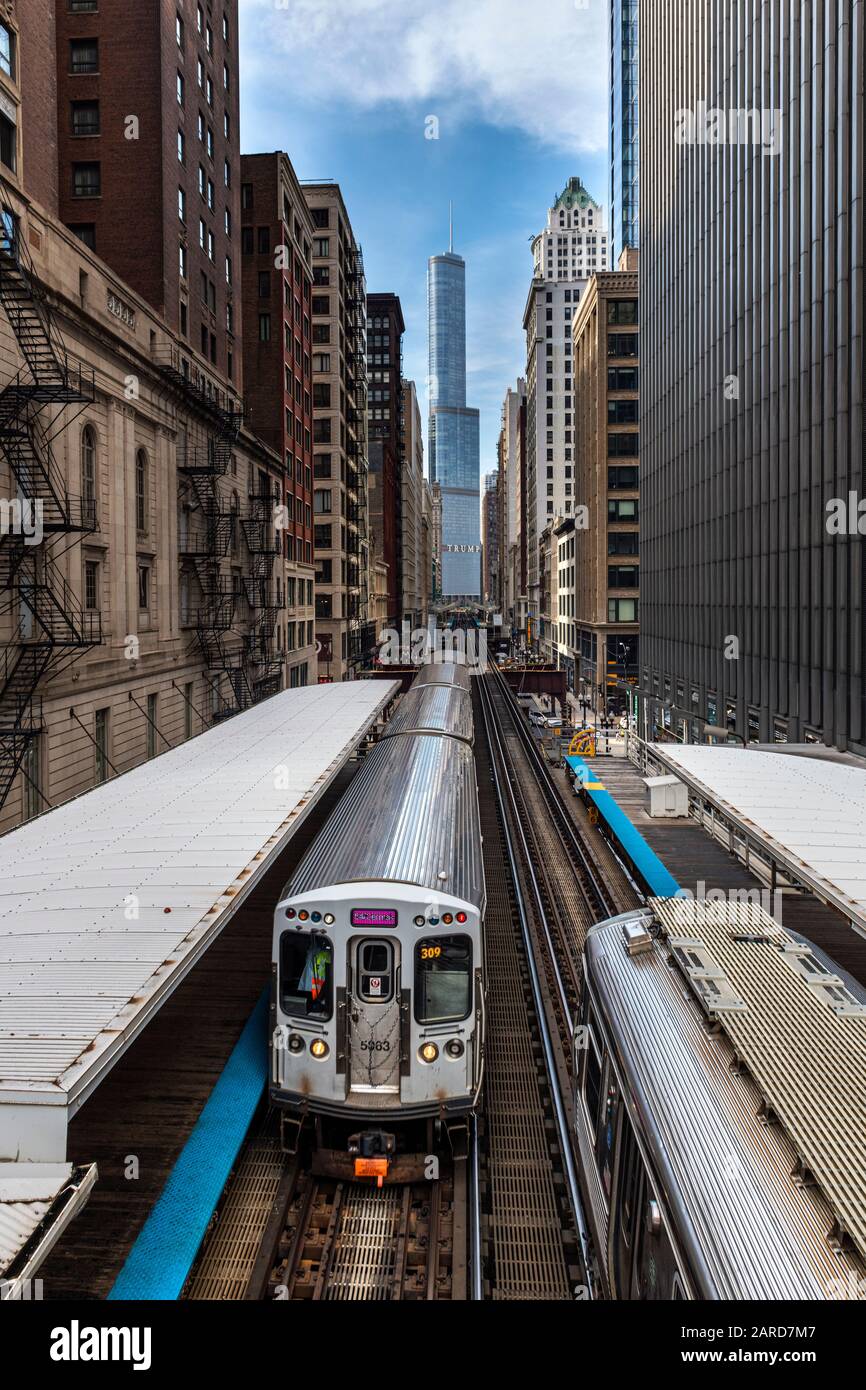Chicago L Subway High Resolution Stock Photography and Images - Alamy