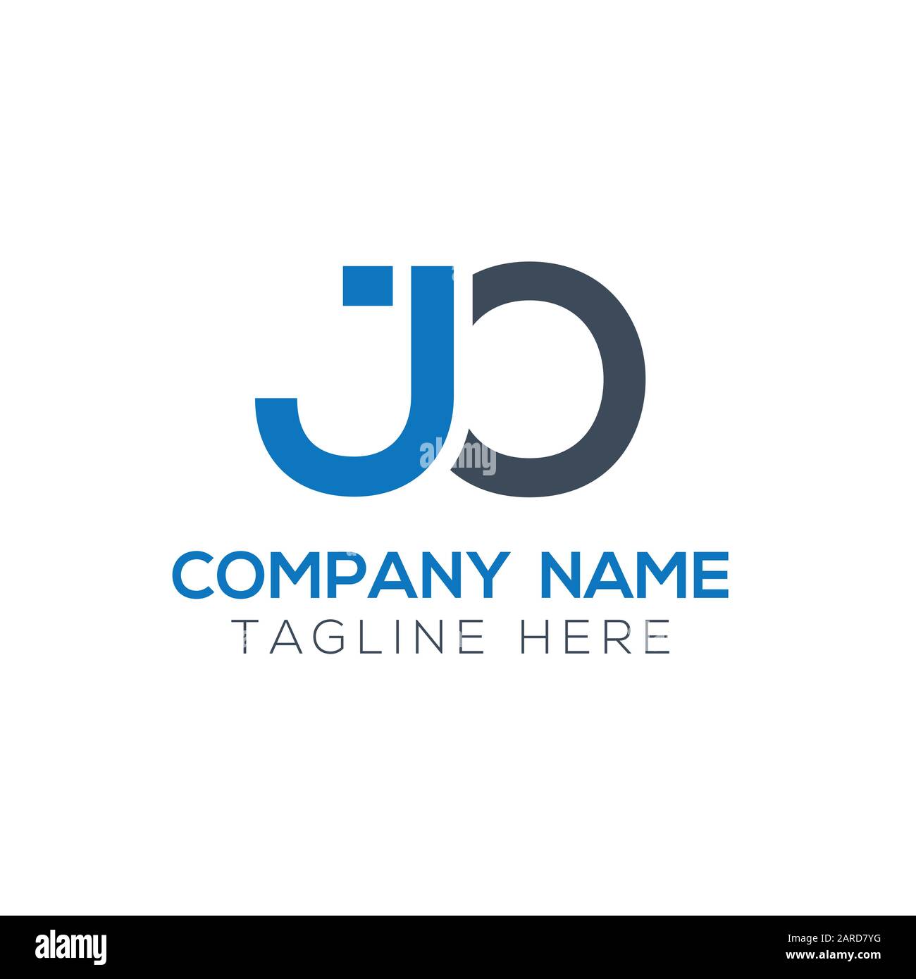 letter JO Logo Design Vector Template. Initial Linked Letter Design JO ...