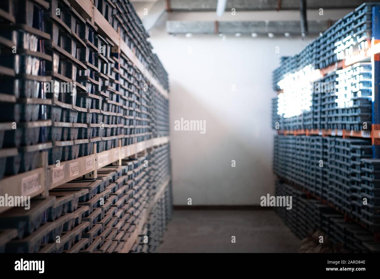 Rock core sample storage hi-res stock photography and images - Alamy