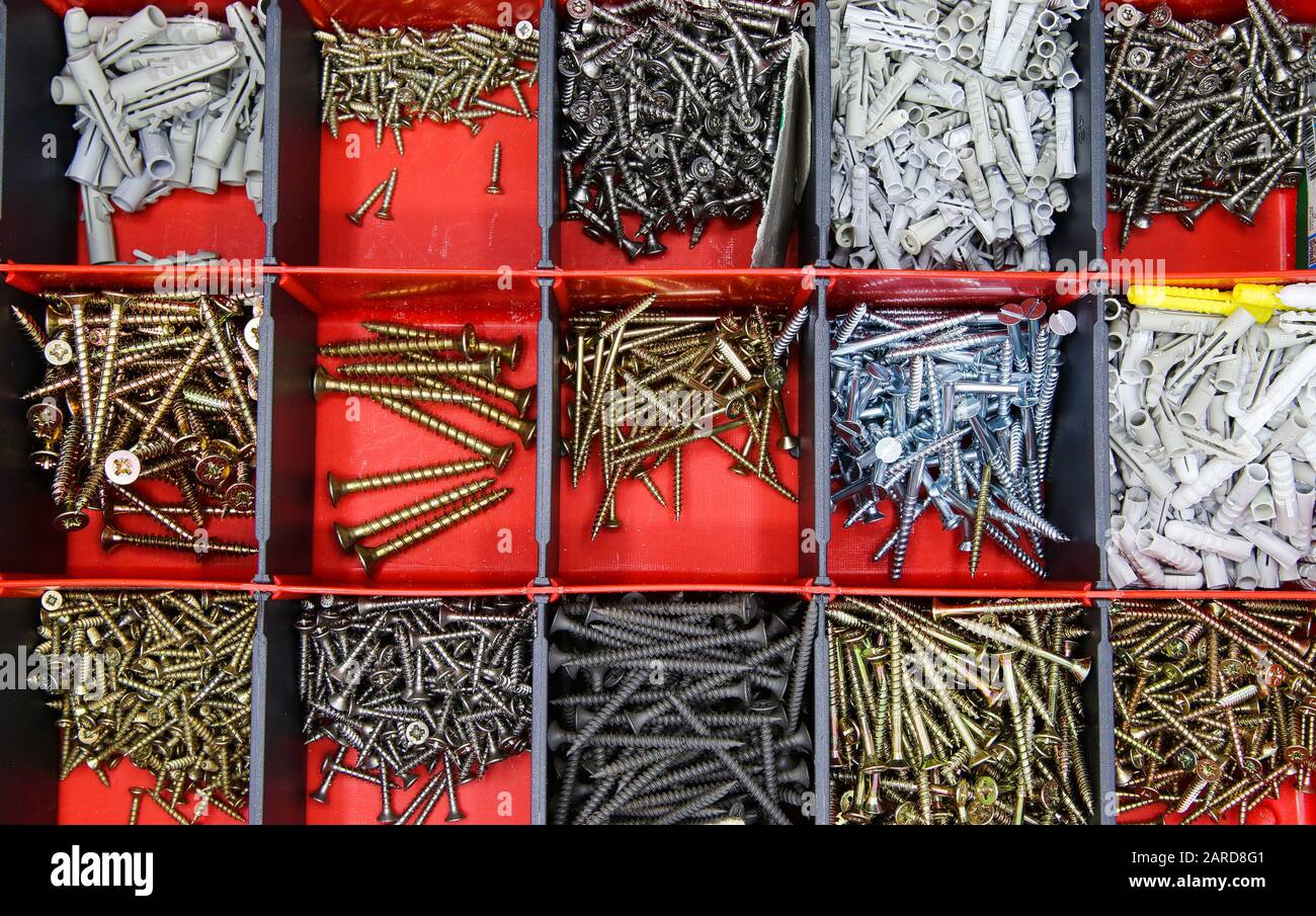 Tool box from above hi-res stock photography and images - Alamy