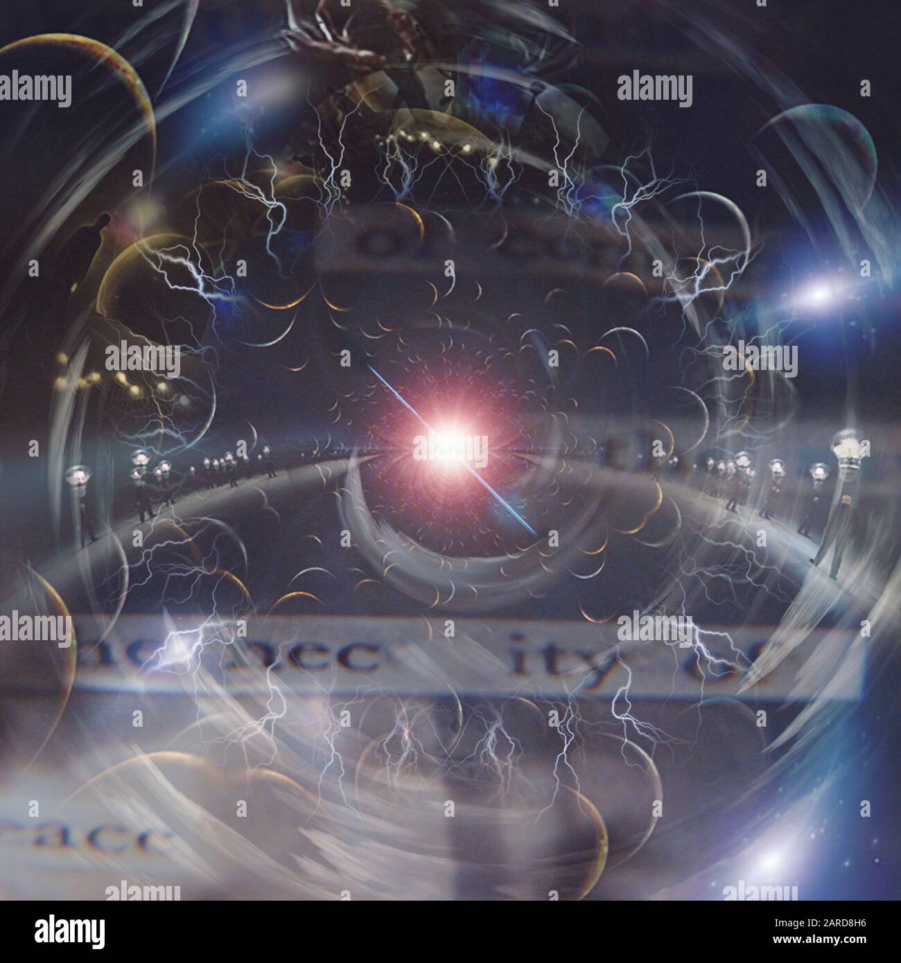 Infinity tunnel clouds shining hi-res stock photography and images - Alamy