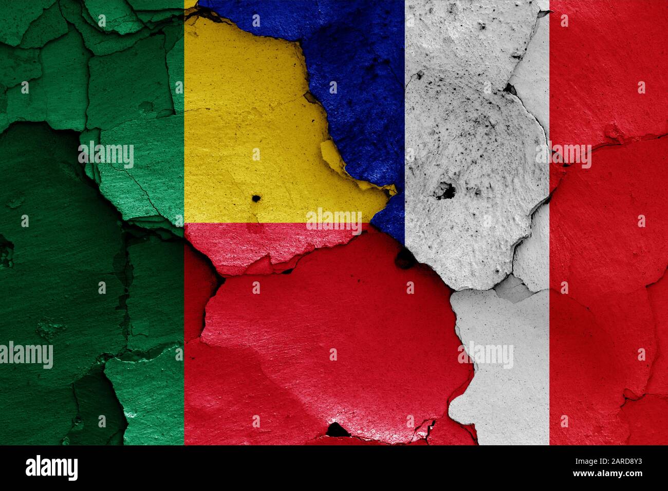 France benin flag hi-res stock photography and images - Alamy