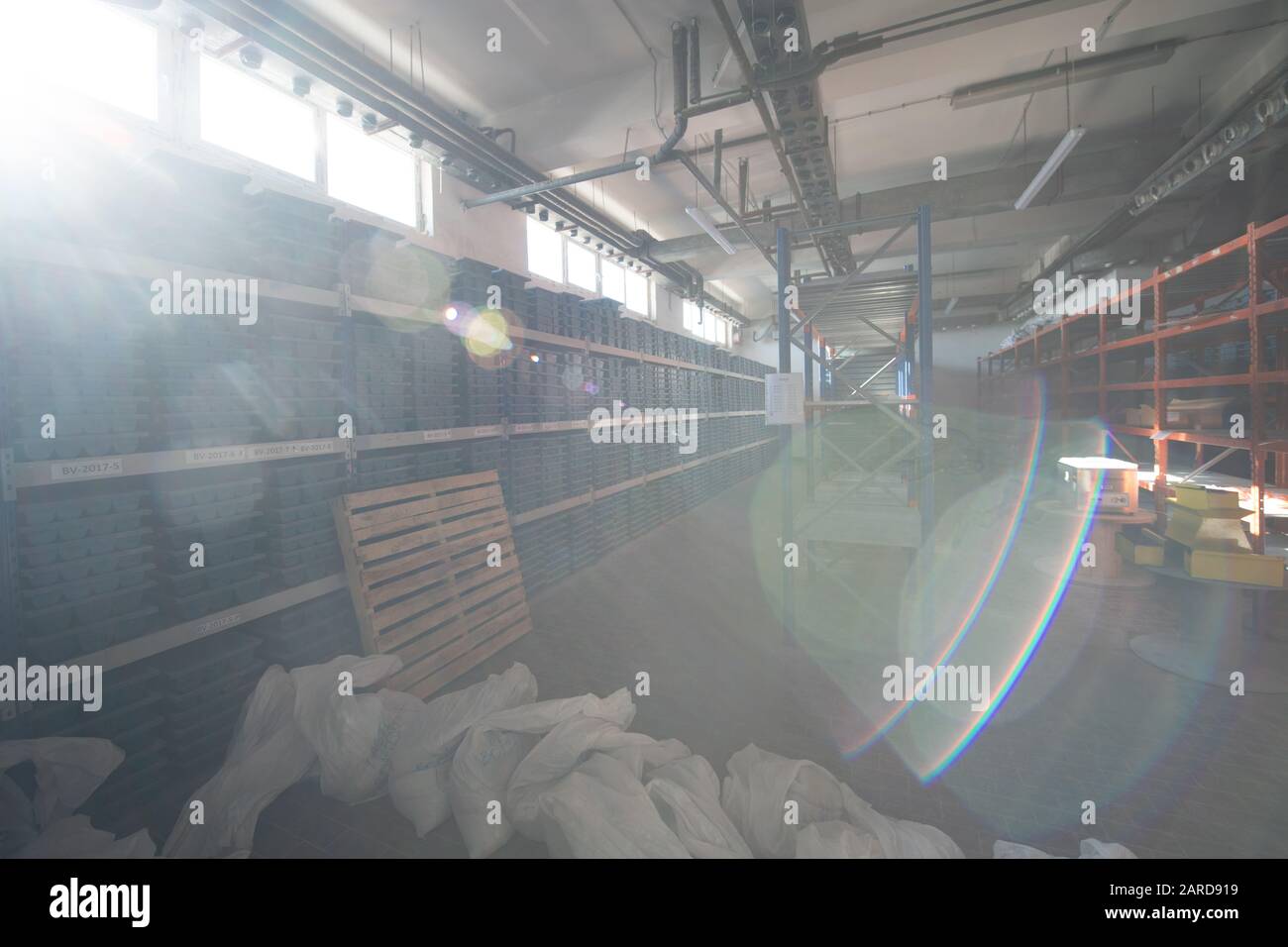 gold mining storage rock core samples geology drilling industy Stock ...