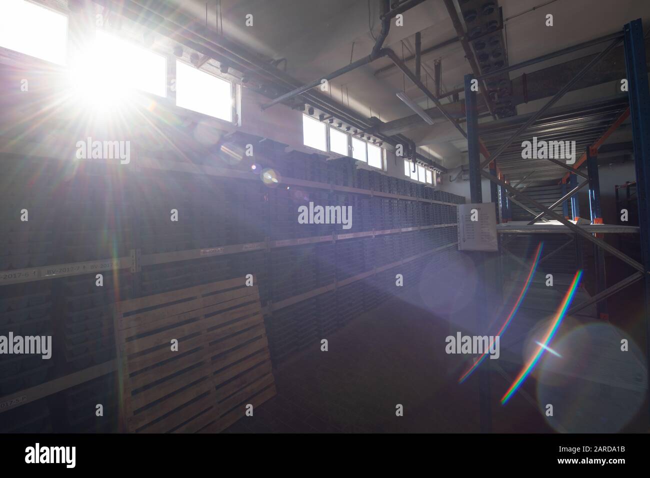 gold mining storage rock core samples geology drilling industy Stock ...