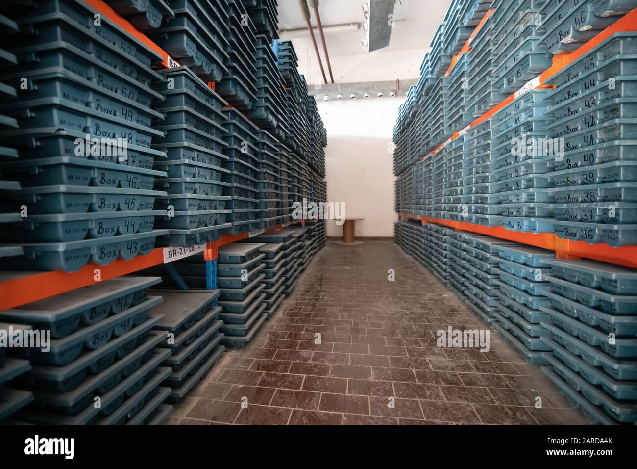 Rock core sample storage hi-res stock photography and images - Alamy