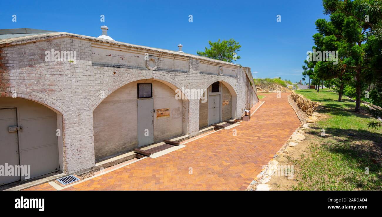 Ammunition bunker storehouse at coastal artillery fortifications ...