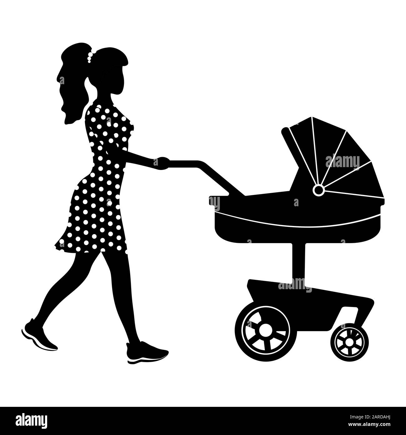 Woman Walking Silhouette Side Woman Walking Silhouette Side