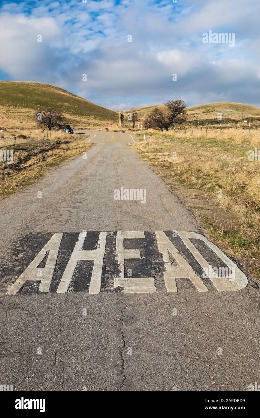 Call lane sign hi-res stock photography and images - Alamy