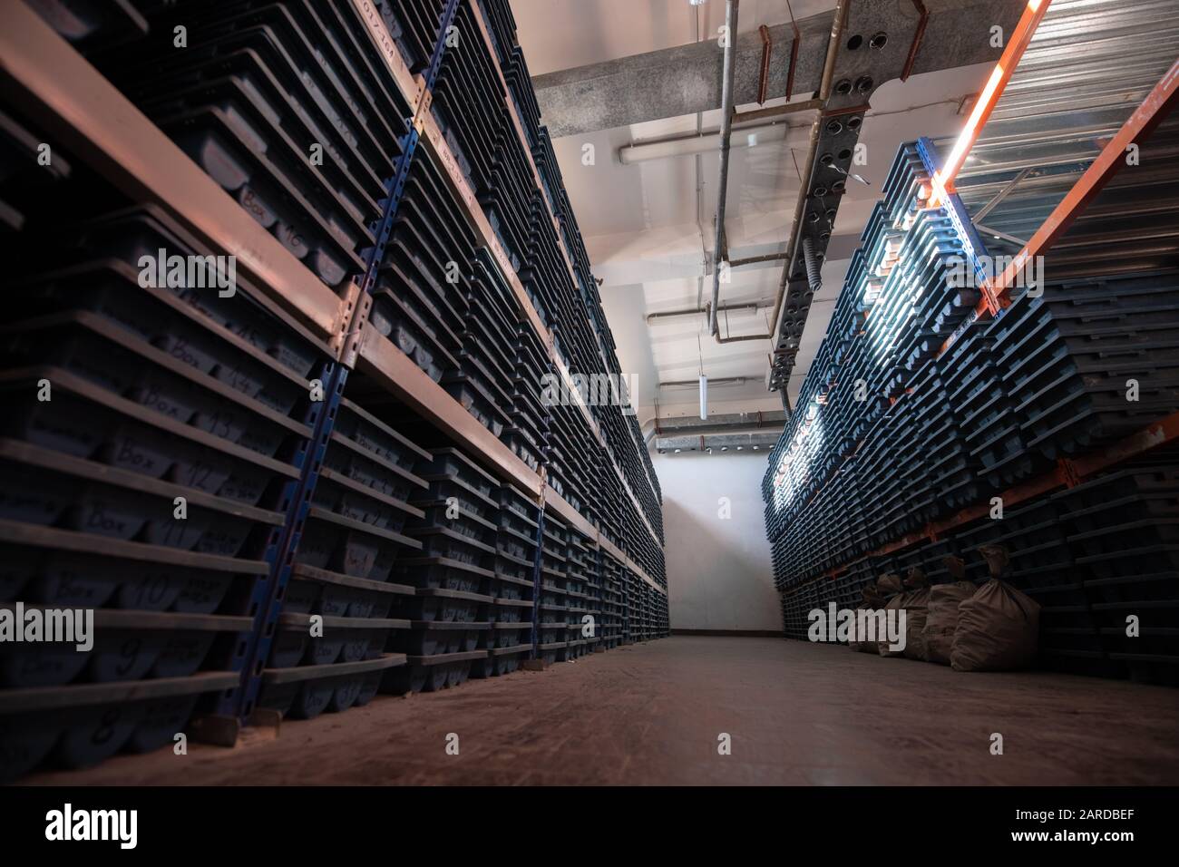 Rock Core Sample Storage High Resolution Stock Photography and Images ...