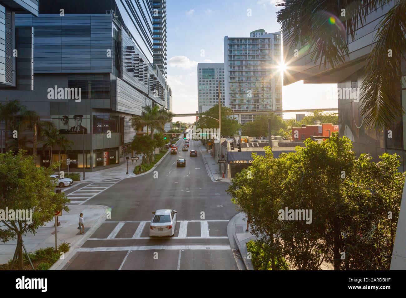 View from Brickell City Centre shopping mall in Downtown Miami, Miami ...