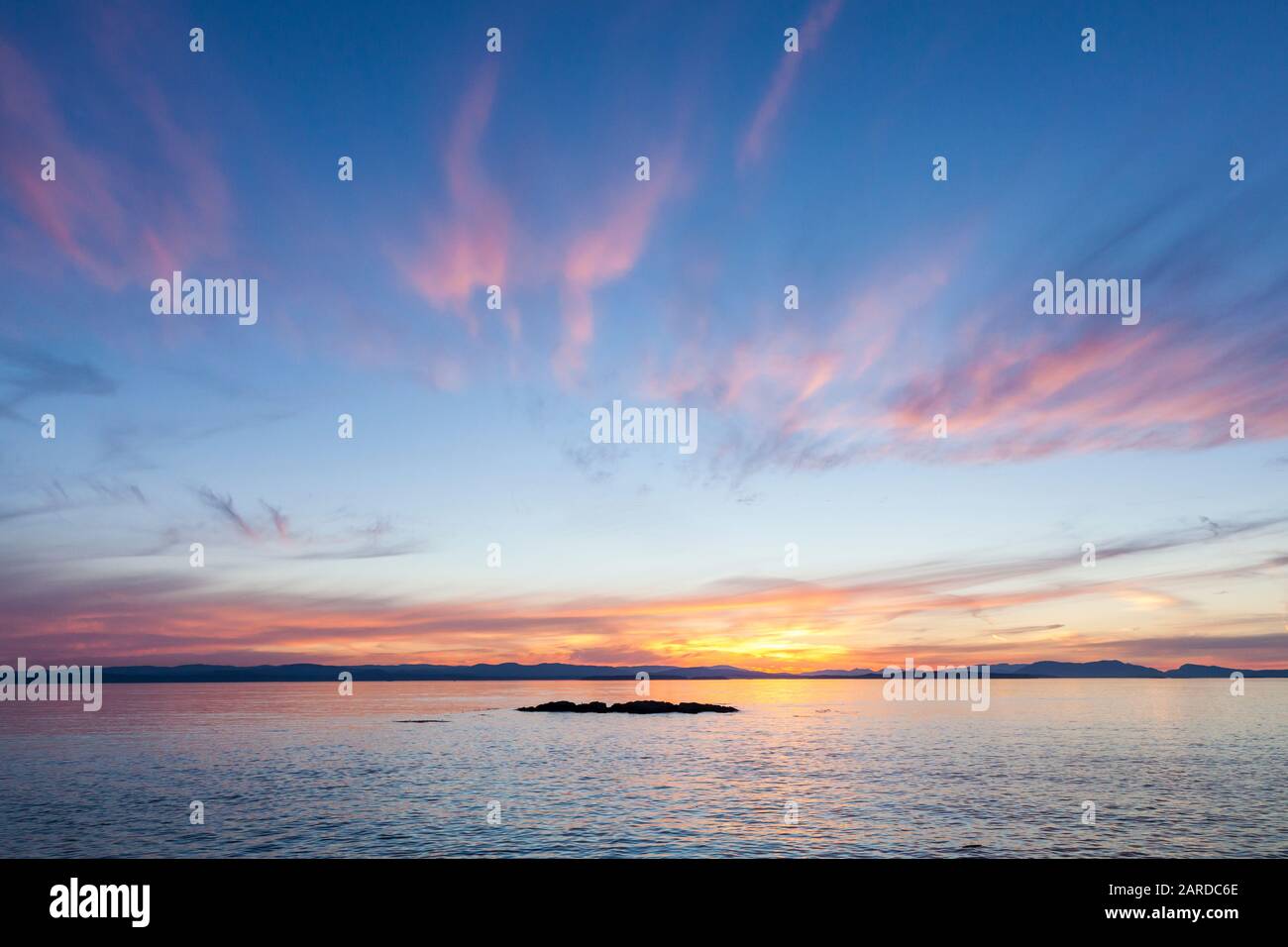 The strait natural park at sunset hi-res stock photography and images ...