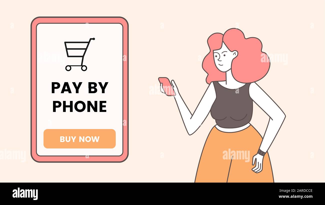 Mobile shopping layout Stock Vector Images - Alamy