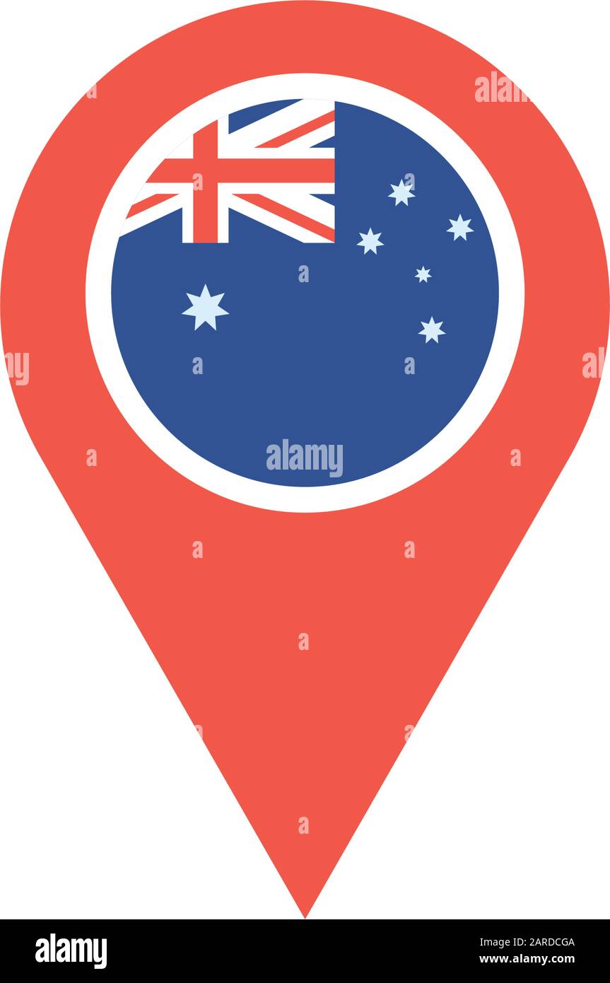 Australian flag mark design, Travel tourism landmark destination nature ...
