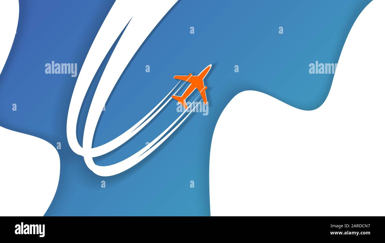 Paper plane clouds on Stock Vector Images - Alamy