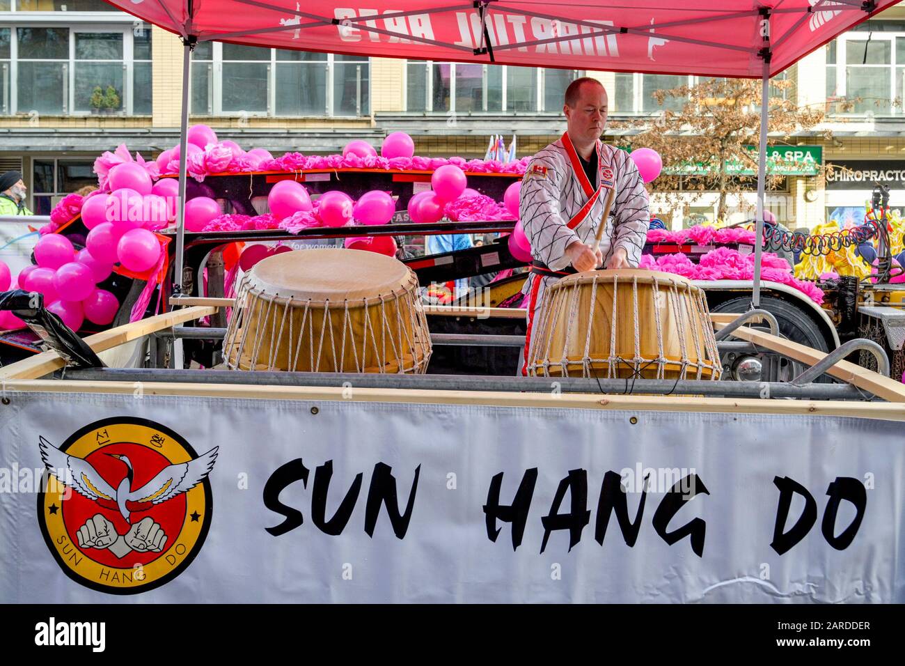 Drummer, Sun Hang Do, martial arts, float, Chinese Lunar New Year ...