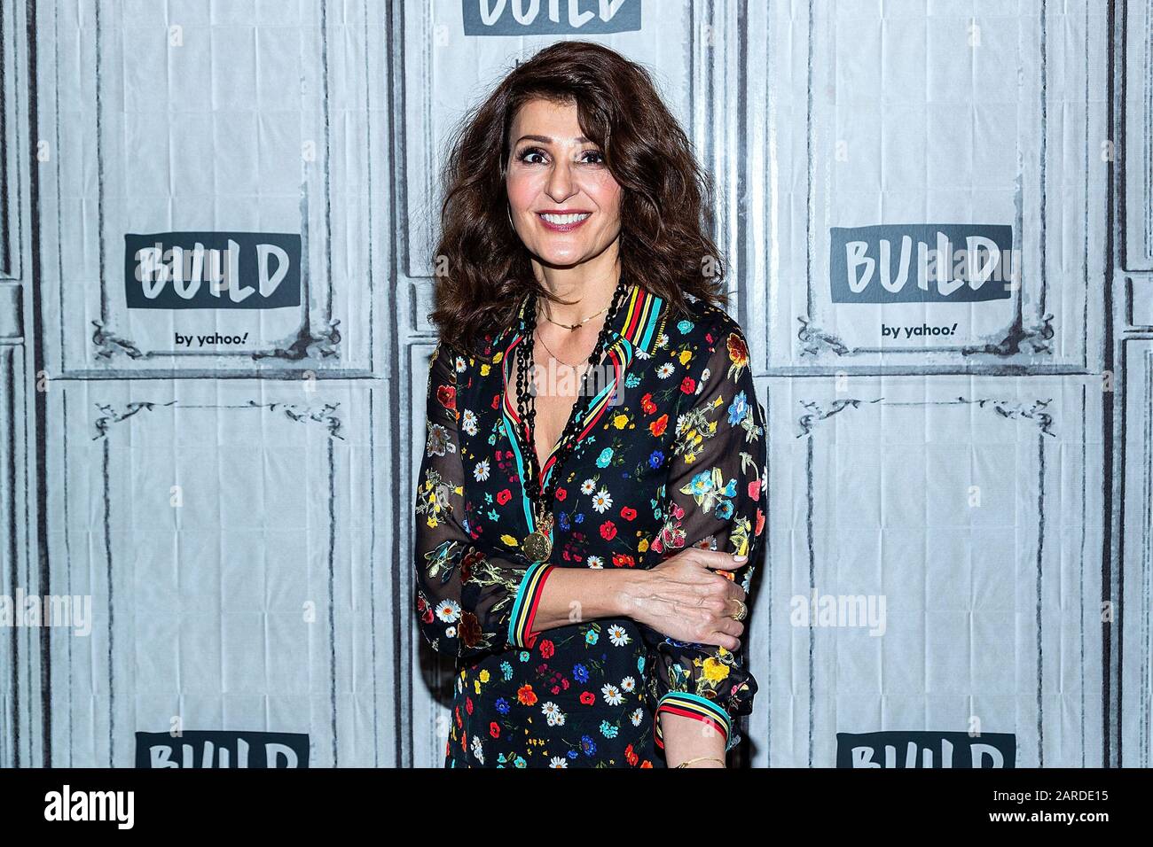 New York, NY, USA. 27th Jan, 2020. Nia Vardalos visits the BUILD Series ...