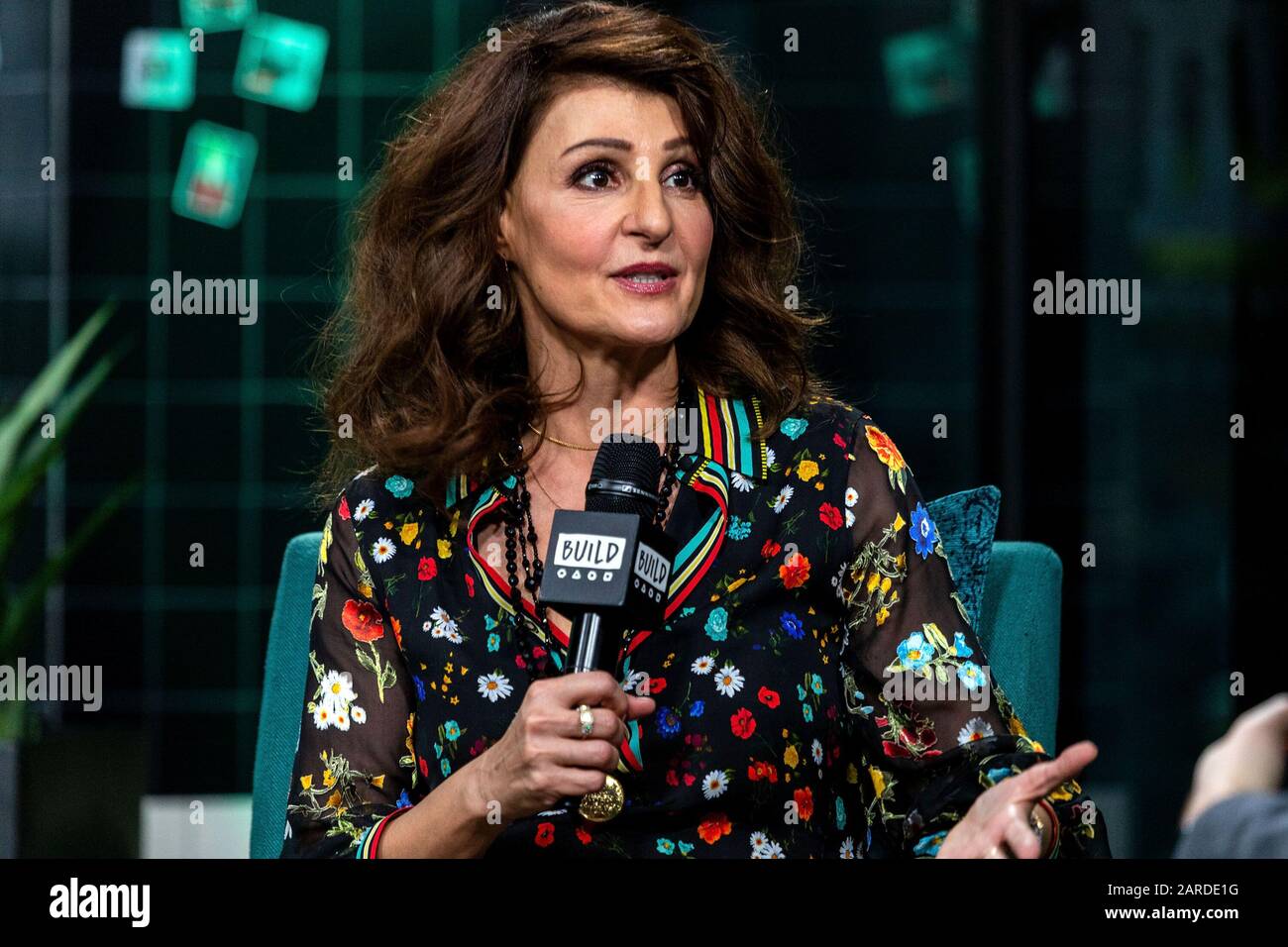 New York, NY, USA. 27th Jan, 2020. Nia Vardalos visits the BUILD Series ...