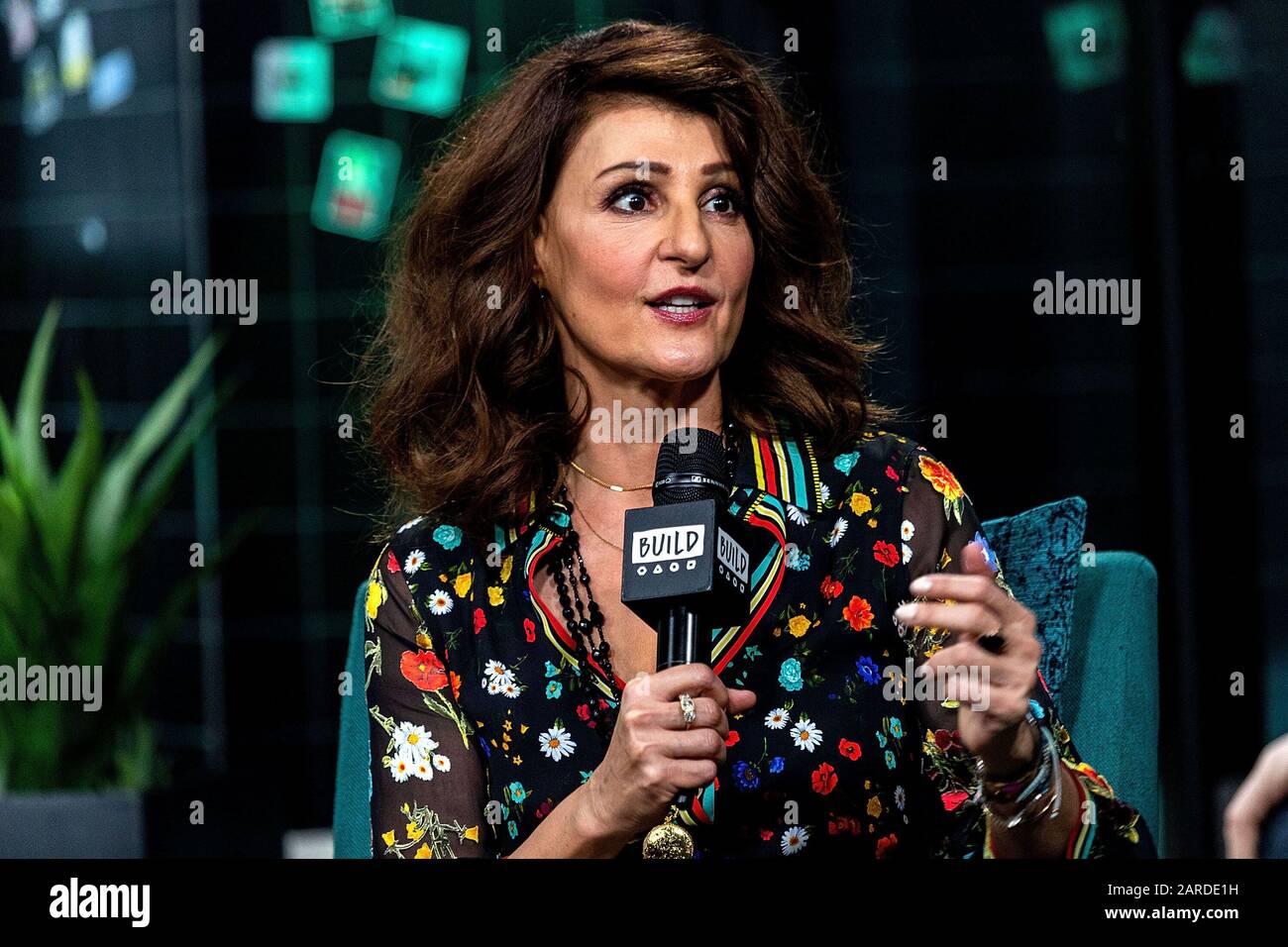 New York, NY, USA. 27th Jan, 2020. Nia Vardalos visits the BUILD Series ...