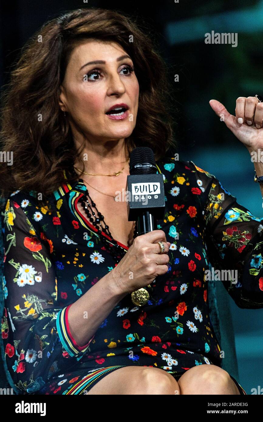 New York, NY, USA. 27th Jan, 2020. Nia Vardalos visits the BUILD Series ...