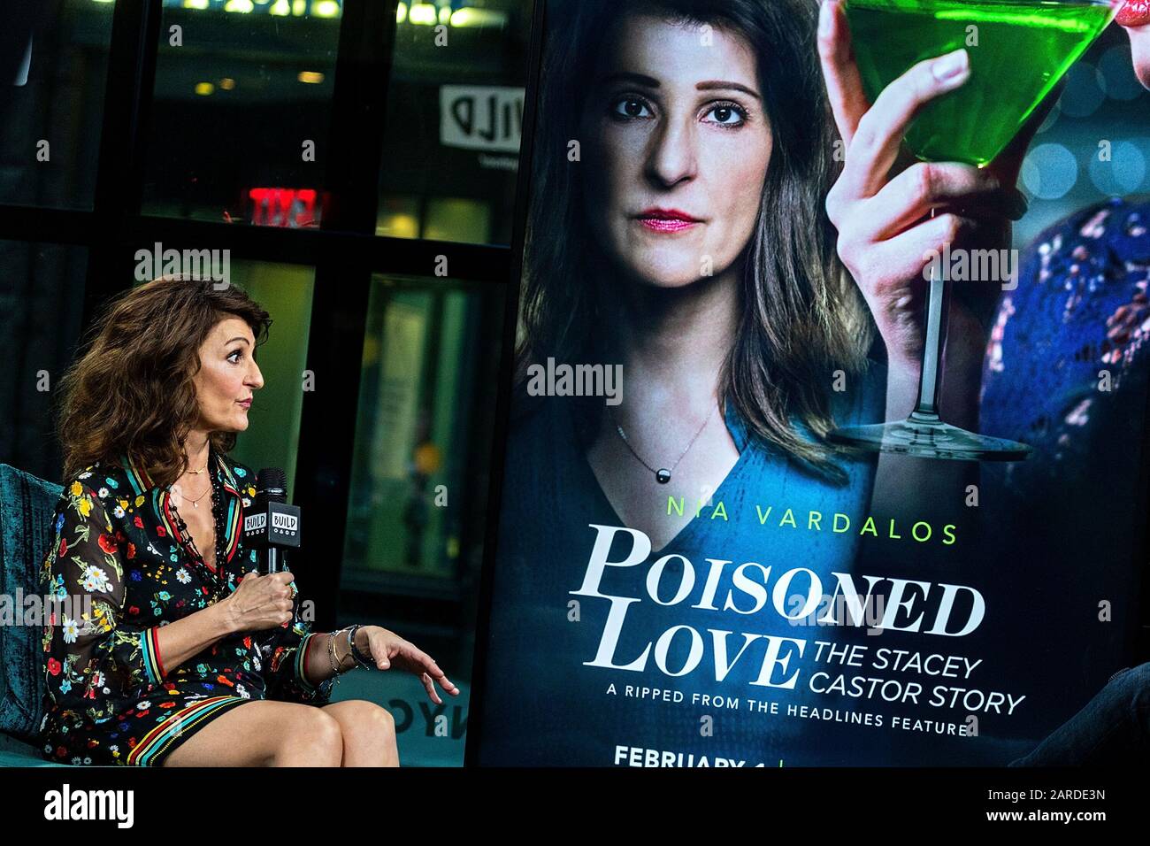 New York, NY, USA. 27th Jan, 2020. Nia Vardalos visits the BUILD Series ...