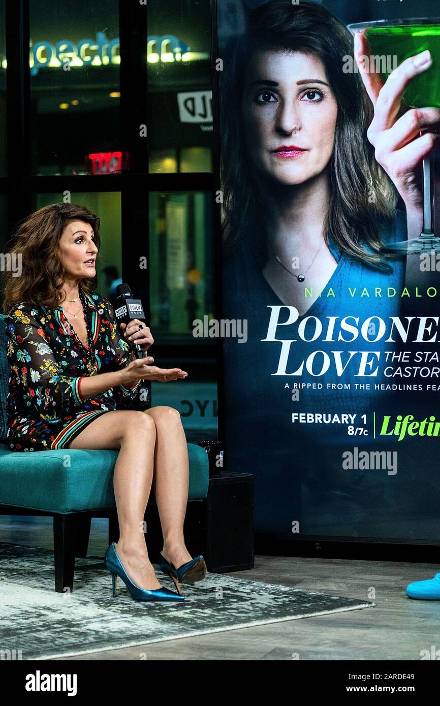 New York, NY, USA. 27th Jan, 2020. Nia Vardalos visits the BUILD Series ...