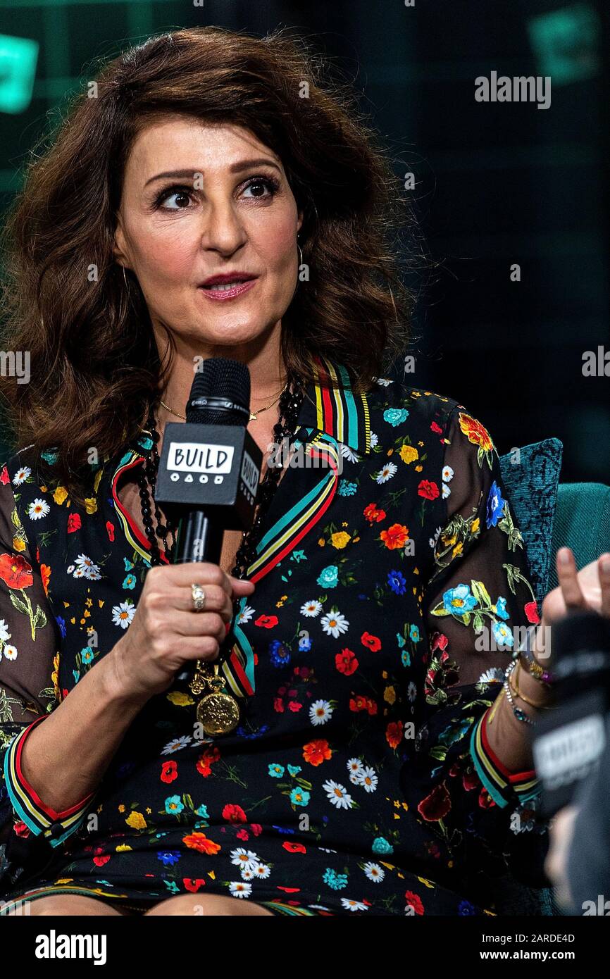 New York, NY, USA. 27th Jan, 2020. Nia Vardalos visits the BUILD Series ...