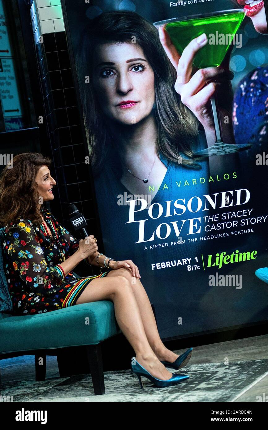 New York, NY, USA. 27th Jan, 2020. Nia Vardalos visits the BUILD Series ...