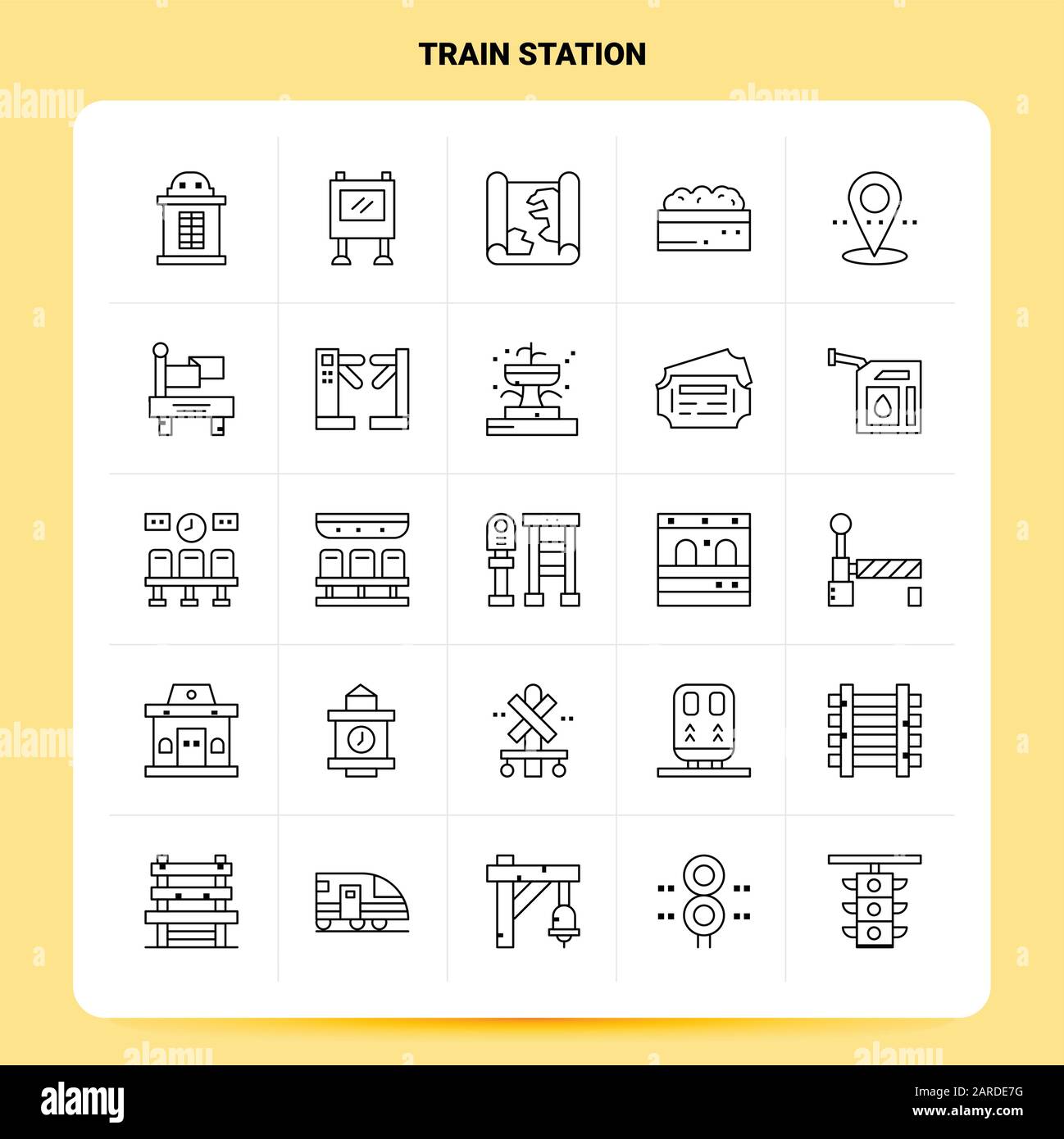 Rail passenger information Stock Vector Images - Alamy