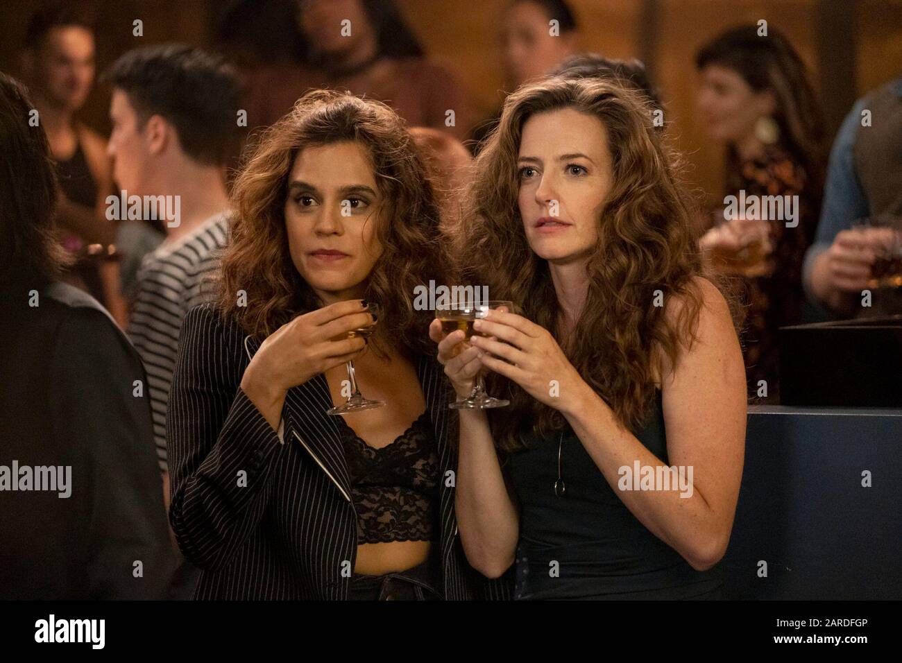 The L Word Generation Q From Left Sepideh Moafi Stephanie Allynne La Times Season 1 Ep