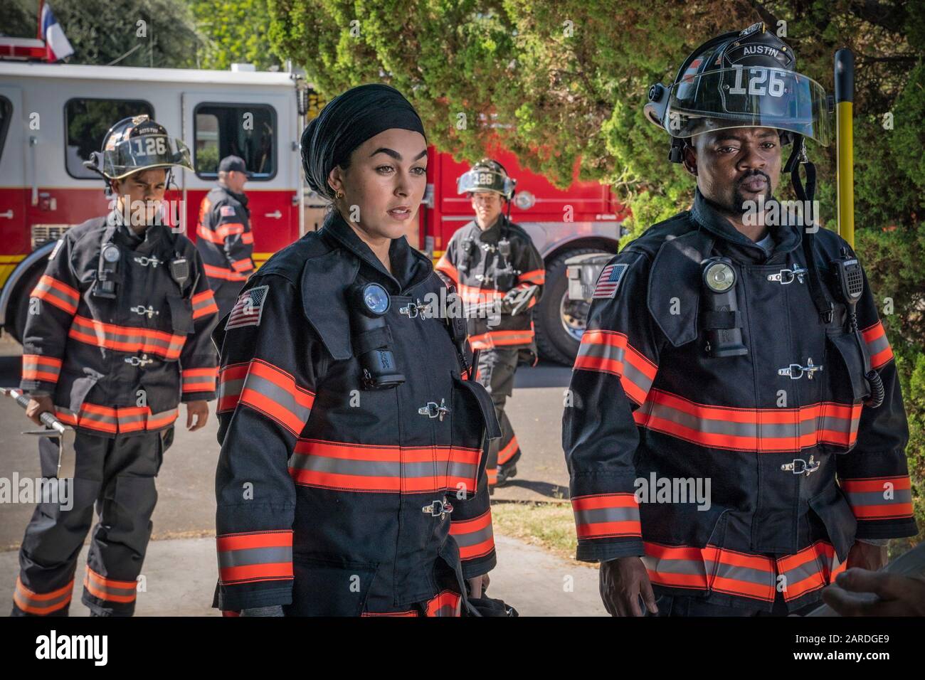 9-1-1: LONE STAR, (aka 911: LONE STAR), from left: Julian Works ...