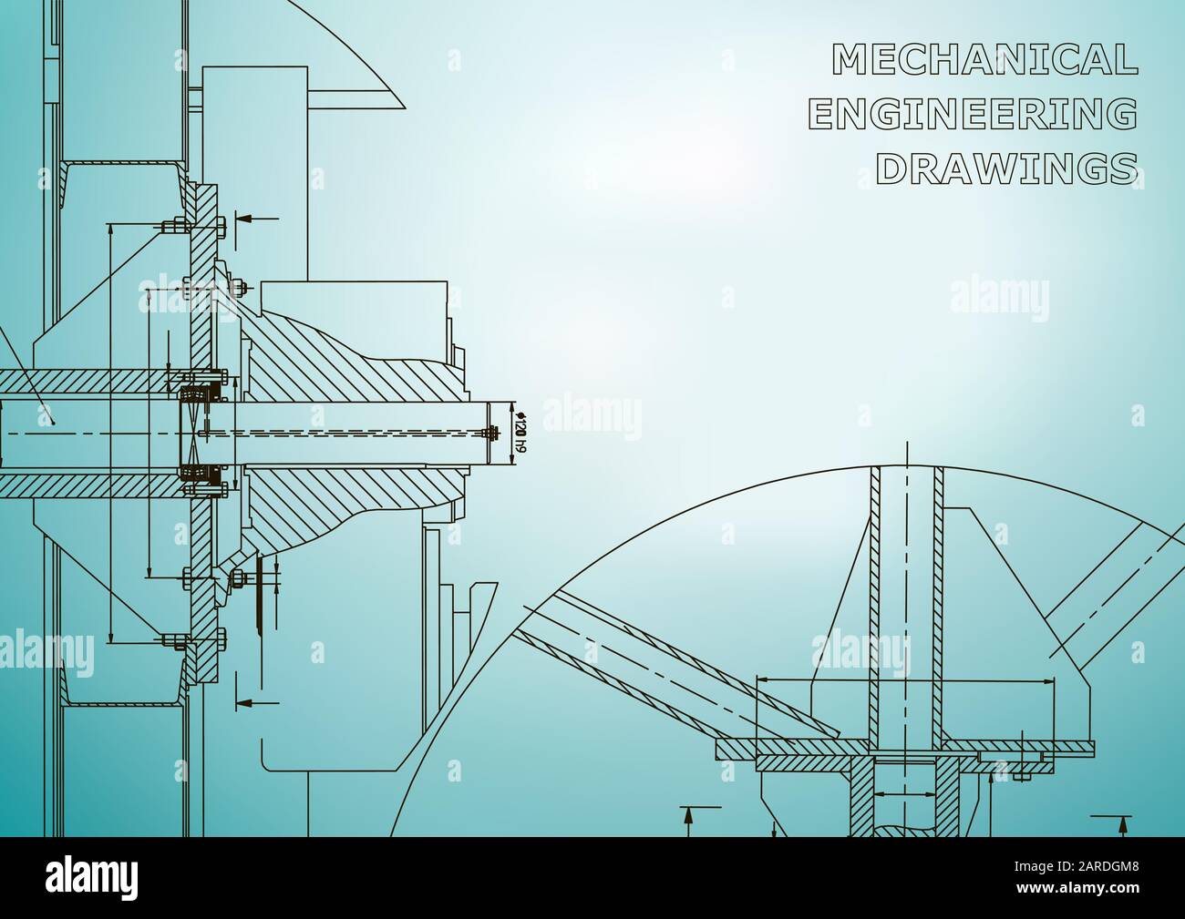 Light structural drawing Stock Vector Images - Alamy