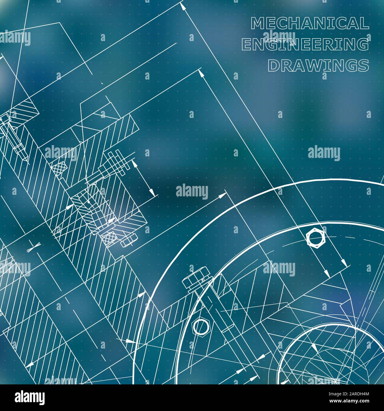 Blue background. Points. Backgrounds of engineering subjects. Technical ...