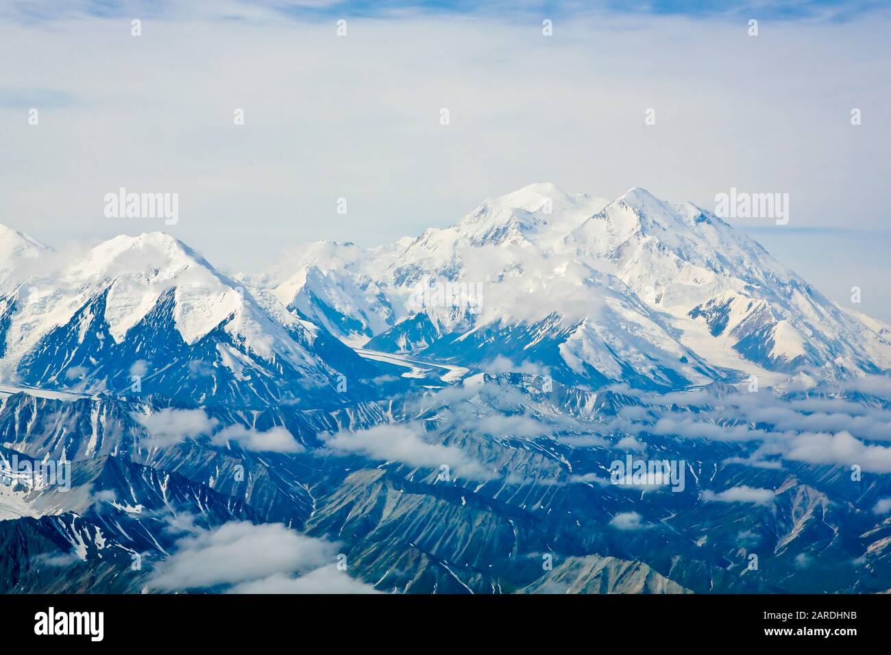 Denali/Mt. McKinley in Denali National Park, AK Stock Photo - Alamy