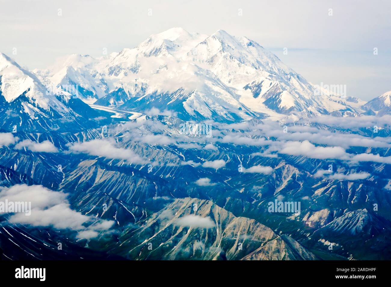 Denali/Mt. McKinley in Denali National Park, AK Stock Photo - Alamy