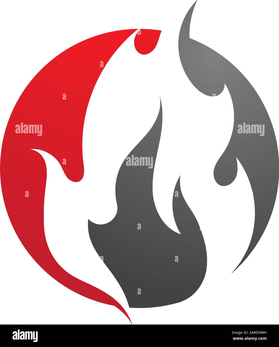 Fire flame Logo Template vector icon Oil, gas and energy logo concept ...