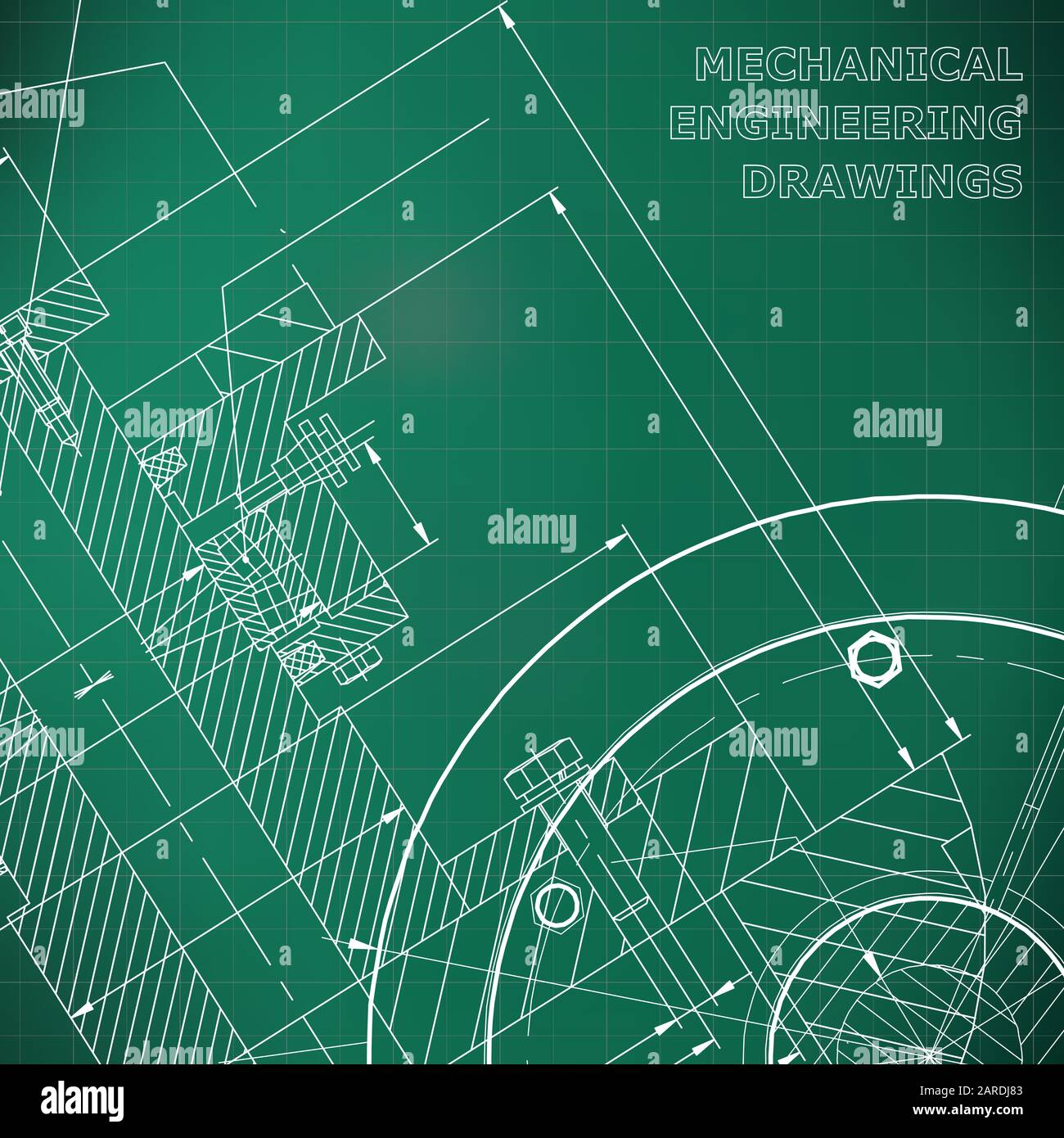 Light green background. Grid. Backgrounds of engineering subjects ...